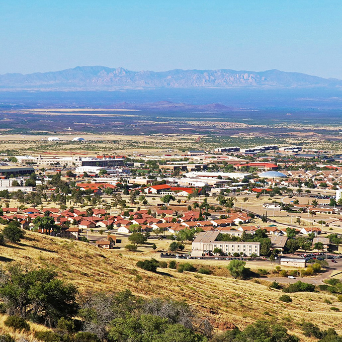Sierra Vista spreads across its valley like a comfortable blanket of peaceful suburban living.