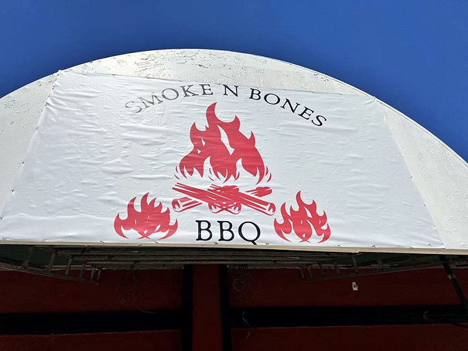 The simple brick storefront proves that great barbecue doesn't need fancy packaging, just passionate pitmasters and patience.