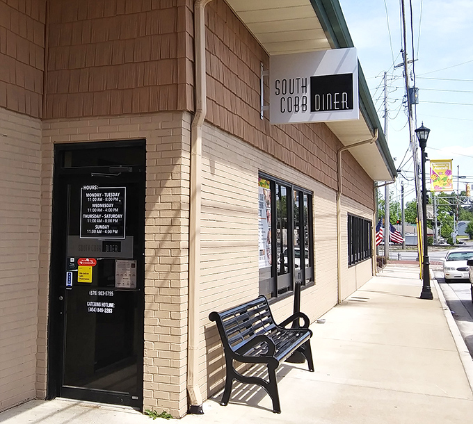 South Cobb Diner's clean modern lines promise straightforward comfort food executed with precision and genuine care always.