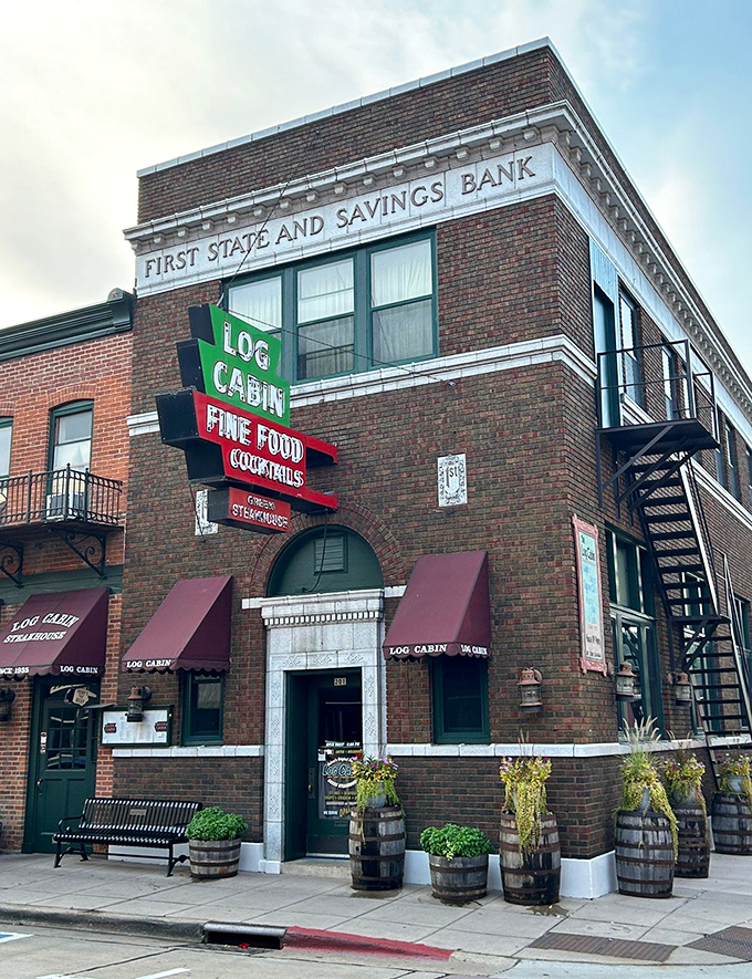 Historic brick building where fine dining meets small-town charm - Galena's culinary crown jewel shines