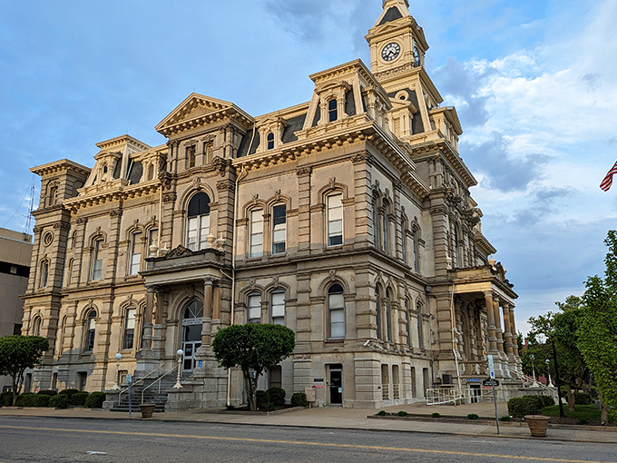 Zanesville's historic courthouse showcases Second Empire architecture that makes this river city a visual delight for residents.