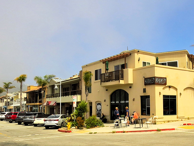 The charming storefronts of Avila Beach invite you to trade your worries for a scoop of ice cream and ocean breezes.