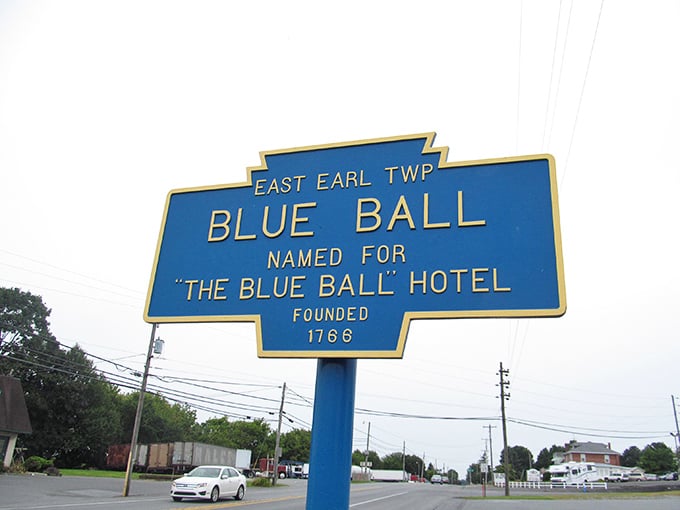 Blue Ball's historic marker tells tales of taverns past, when travelers needed more than GPS.