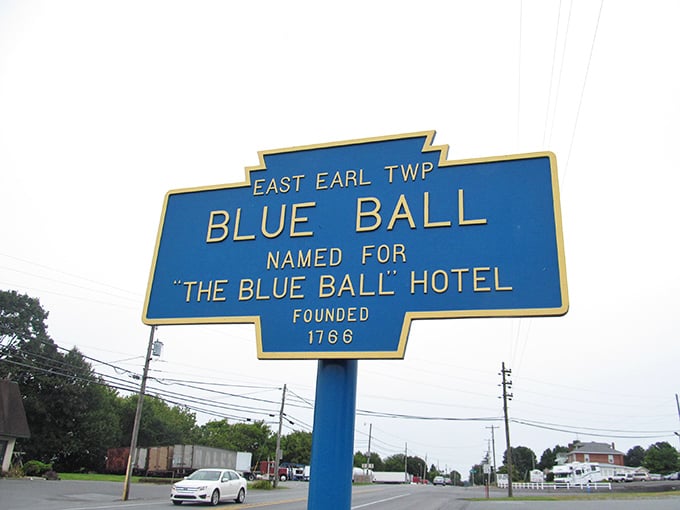 Welcome to Blue Ball, where the name might make you chuckle but the scenery will take your breath away.