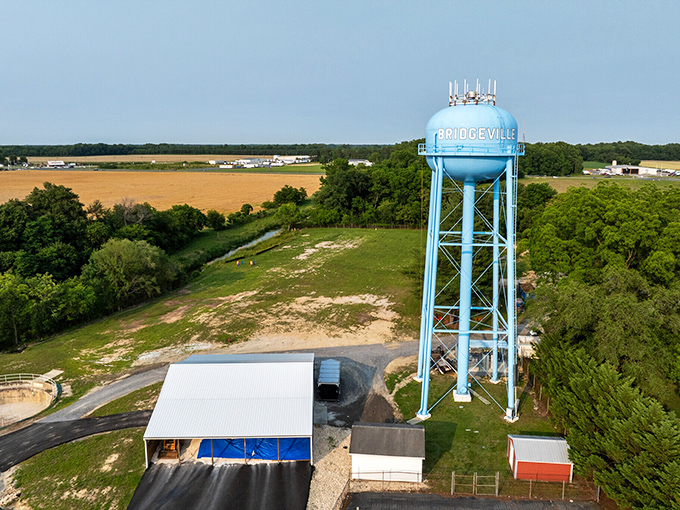 Small-town America lives on in Bridgeville, where every street feels like coming home.
