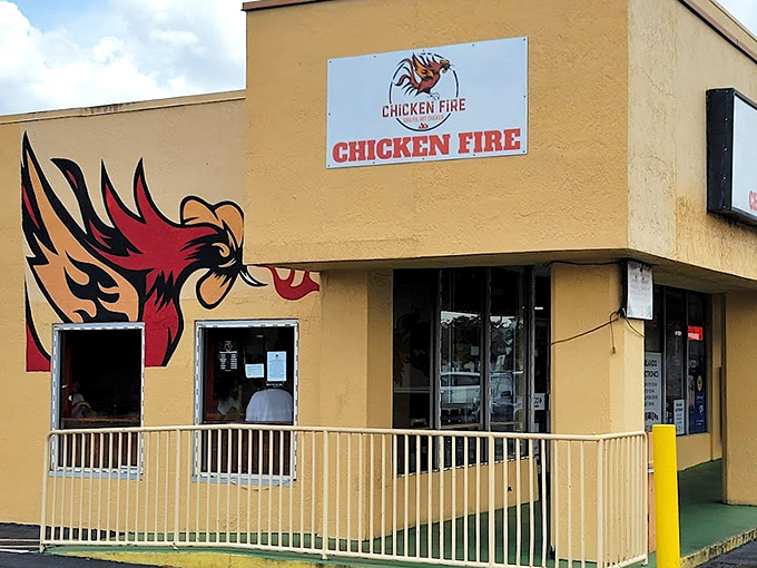 Yellow exterior houses fiery Nashville hot chicken that'll test your limits and reward your courage.