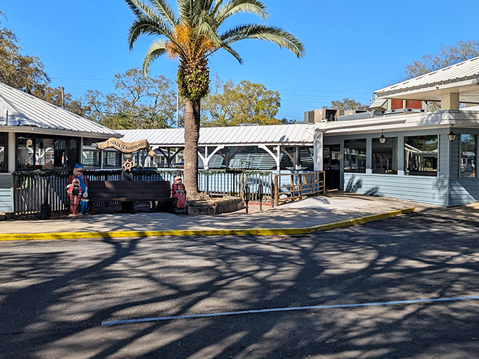 This welcoming facade hints at the kind of comfort food that makes you want to bring everyone.