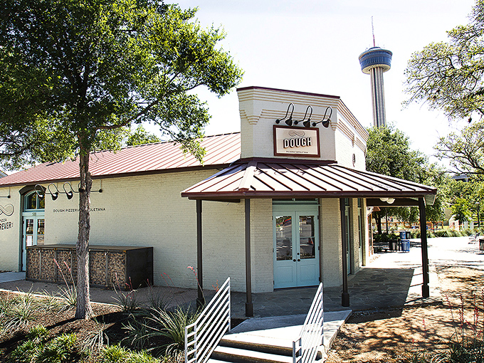 That classic brick building houses some of the most authentic Neapolitan pizza around.