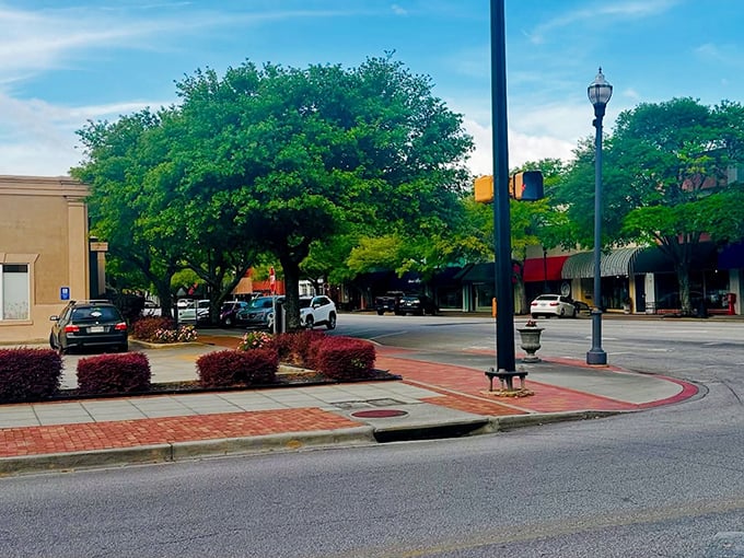 Downtown districts where historic charm meets modern convenience in perfectly balanced harmony together.