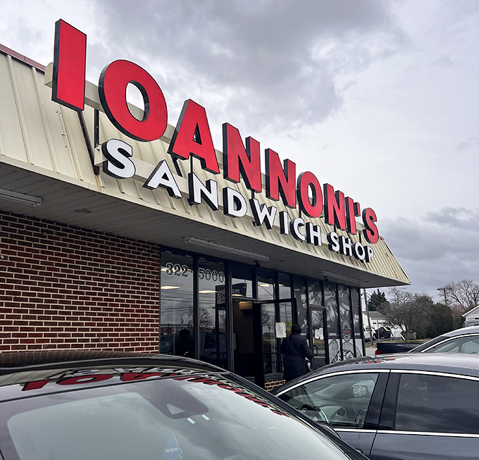 The modest exterior of Ioannoni's hides sandwich greatness that locals have been trying to keep secret. Sorry, Delaware—the word is out.