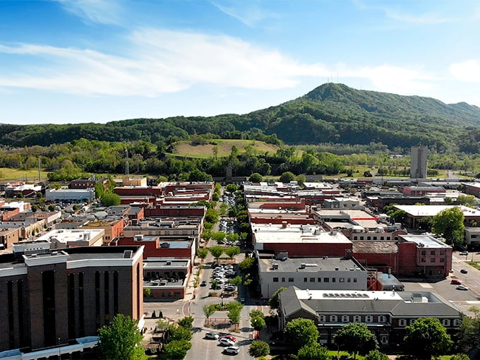 The Appalachian foothills create a stunning backdrop that changes colors with every passing season beautifully.
