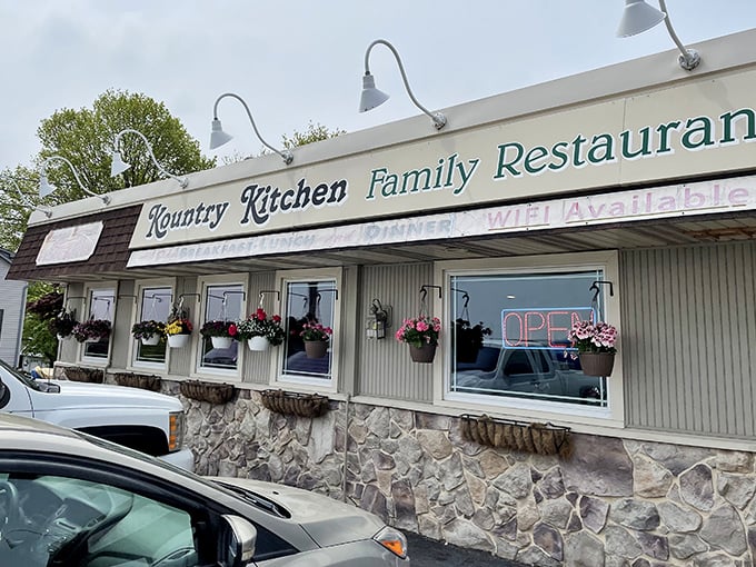 Kountry Kitchen's unpretentious exterior &ndash; because when the food's this good, you don't need fancy decorations.