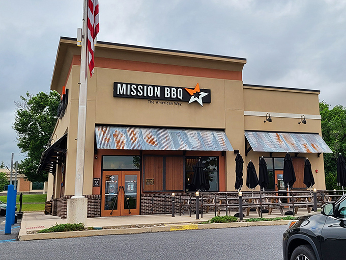 This modern mission serves up barbecue with a side of genuine appreciation for our heroes.