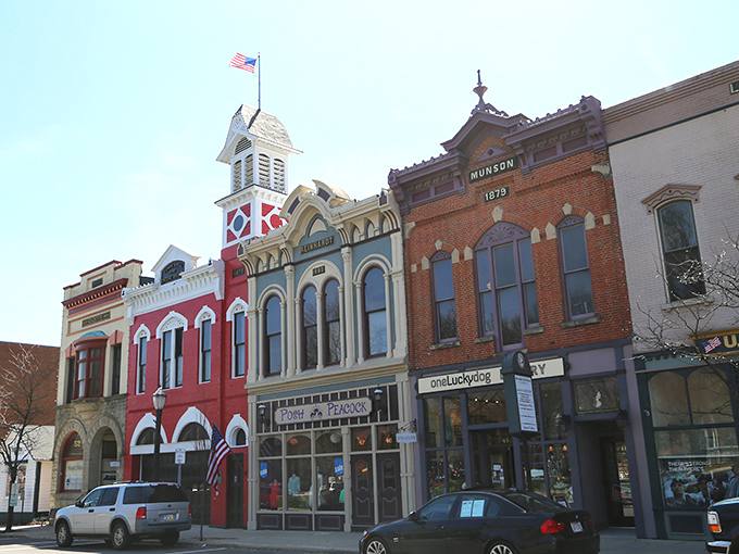 The intricate details of Medina's historic buildings showcase craftsmanship from an era when even storefronts were works of art.