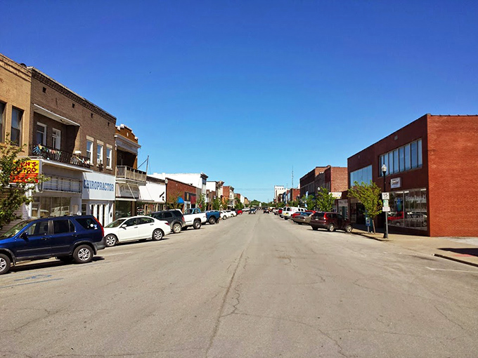 Moberly's main street still believes in eye contact, handshakes, and knowing your neighbor's name.  