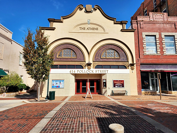 New Bern's civic theater stands like a grand dame dressed up for her finest performance.