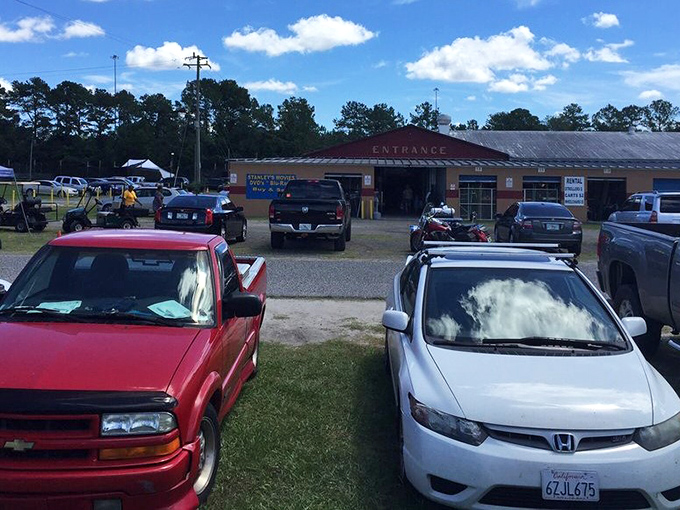 Cars gather at this beloved Jacksonville destination where community spirit thrives every weekend morning.