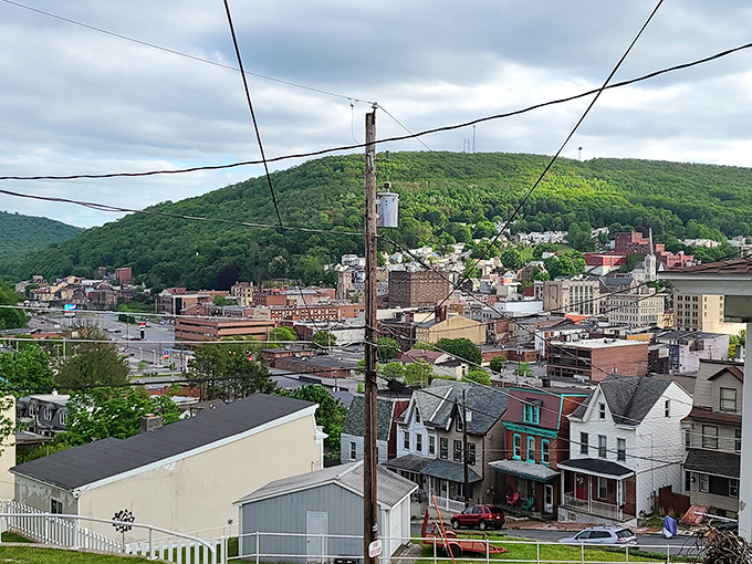 Rolling Pennsylvania hills stretch endlessly, reminding you that some views never get old or expensive.