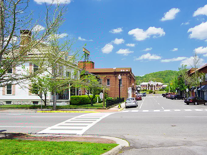 This street view of Richlands showcases a community where affordability is still a point of pride.