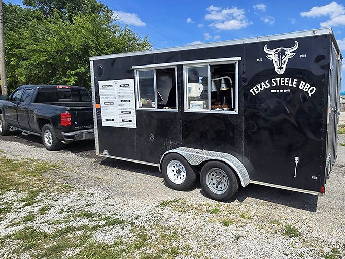 Mobile BBQ perfection - where traditional smoking methods travel to bring you restaurant-quality brisket anywhere.
