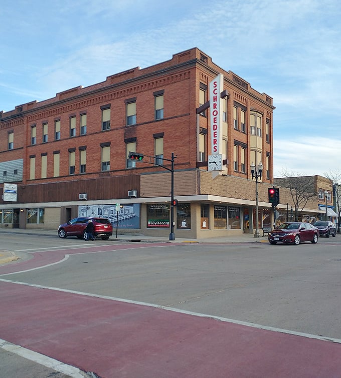 That Schroeder's sign has welcomed locals longer than most folks can remember.