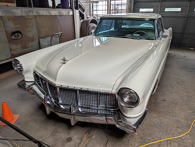 The pristine 1956 Lincoln Continental Mark II&mdash;automotive royalty that whispers of Sinatra, martinis, and an America riding high on post-war prosperity.