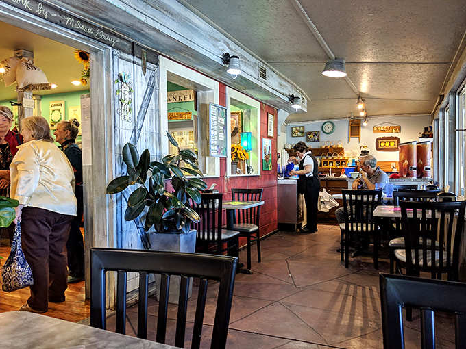 Classic diner ambiance where the coffee's always hot and the conversation's even better.