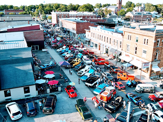 The annual car show transforms downtown into a chrome-gleaming paradise where stories of first dates, road trips, and midlife crises are exchanged over polished hoods.