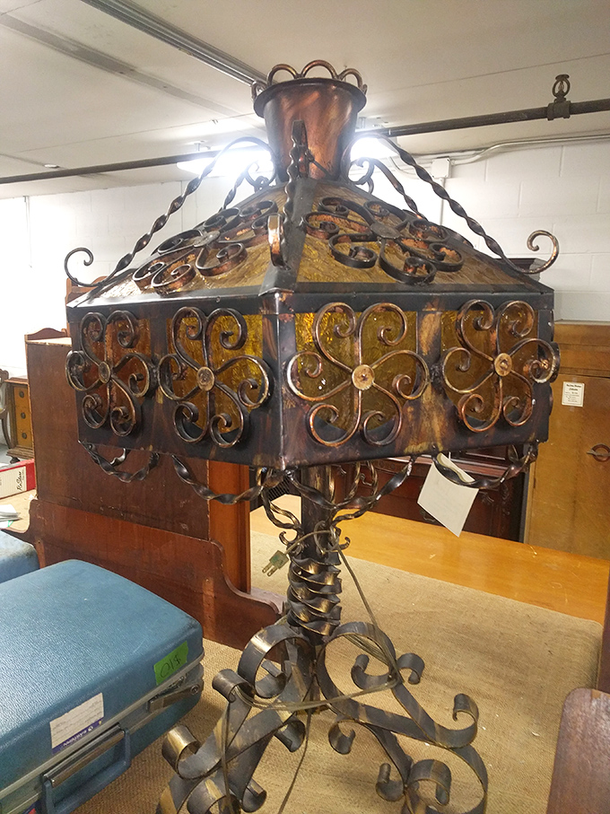 Not just a lamp&mdash;a medieval-inspired masterpiece that makes you feel like you should be signing important scrolls or summoning the knights of your round table.