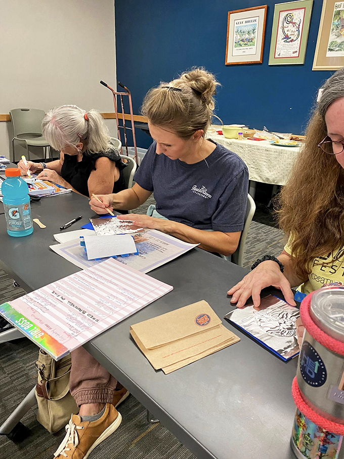 When the whole town shows up to celebrate a new business opening. That ribbon isn't cutting itself, folks&mdash;this is community in action.