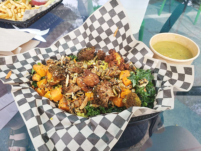 This colorful bowl isn't just a salad&mdash;it's a botanical garden party where every vegetable dressed up in its Sunday best.