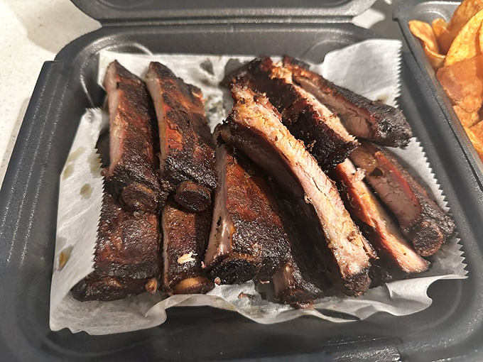 Ribs so perfectly lacquered they could double as modern art, if art tasted this ridiculously good.