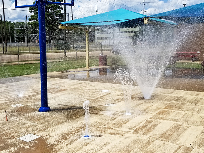 Nothing says "summer in Louisiana" quite like children dancing through fountains &ndash; nature's air conditioning with a side of pure joy. 