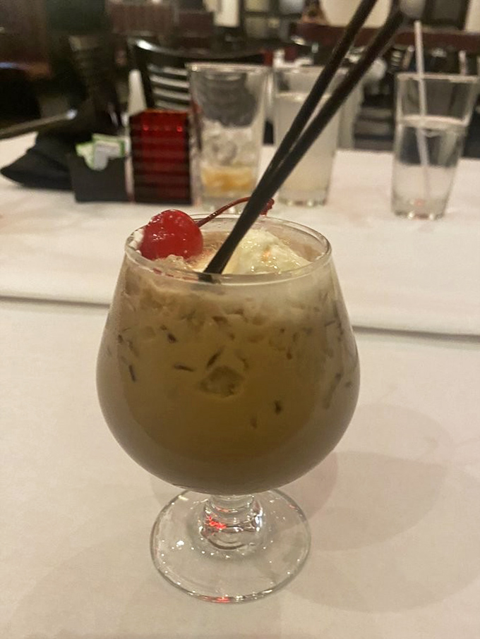 A cocktail that looks like it's wearing its vacation clothes &ndash; tropical, relaxed, and ready to make your evening more interesting.