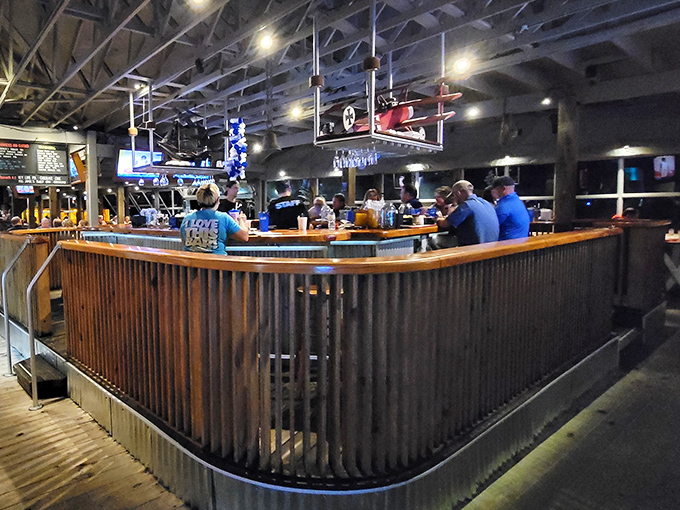 The bar area &ndash; where strangers become friends and "I'll just have one" becomes a three-hour conversation about the best fishing spots.