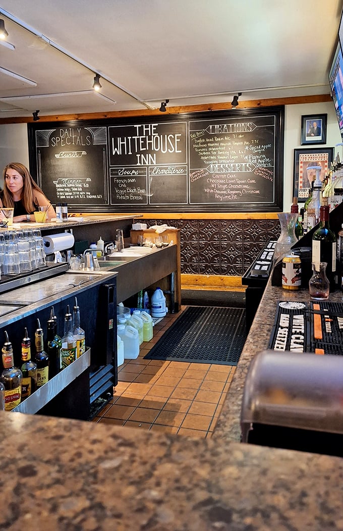 A chalkboard menu of possibilities and a well-stocked bar&mdash;the starting line for evenings worth remembering.