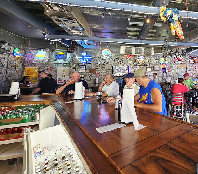 The wooden bar has witnessed countless seafood epiphanies &ndash; that moment when someone tastes truly fresh Gulf shrimp for the first time.