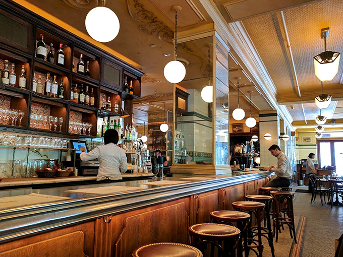 The bar at Parc &ndash; where Hemingway would happily park himself if he were alive and in Philadelphia.