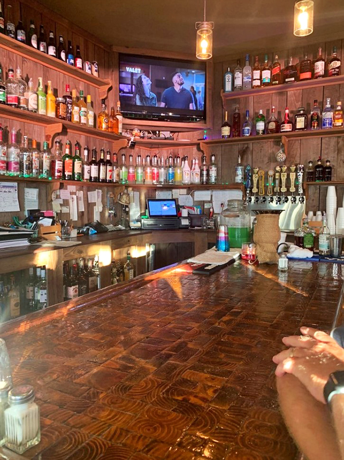 A bar stocked so thoroughly it looks like it could survive both apocalypse and prohibition &ndash; liquid comfort for every palate.