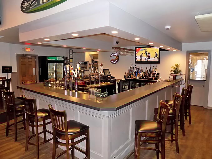 A bar that beckons both the after-work crowd and weekend revelers with equal charm and hospitality.