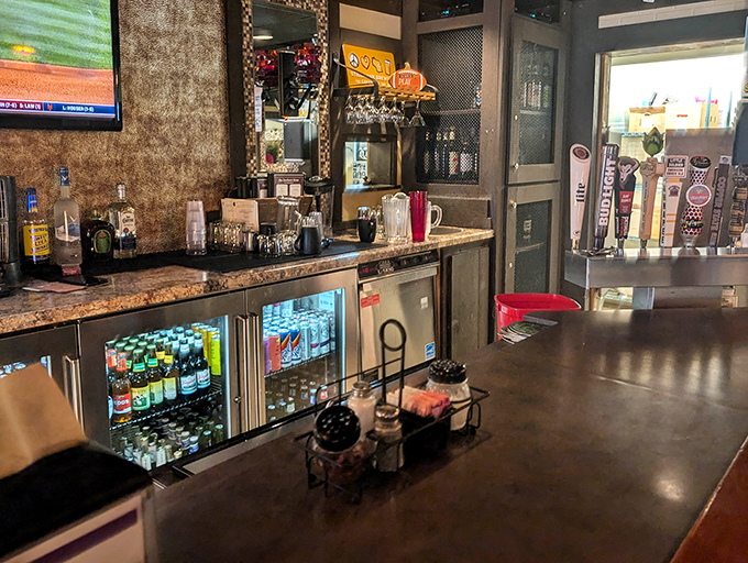 The bar area – where strangers become friends and friends become family over cold drinks and hot conversations about Packers football.