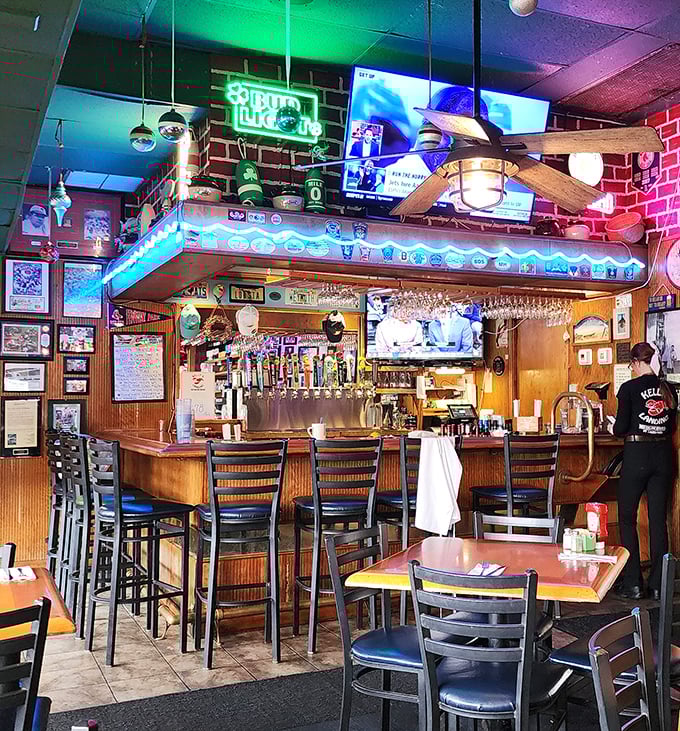 The bar where Red Sox fans and Yankees fans somehow coexist peacefully over pints.