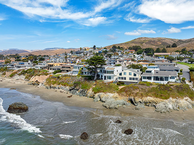 Homes perched on the edge of the continent, where residents wake up to the kind of views most people only see on screensavers.