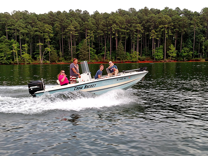 On these waters, every boat ride feels like a scene from a movie where you're definitely the star.
