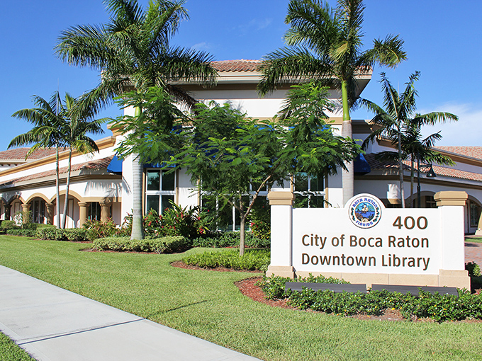 Boca's Downtown Library proves that even paradise needs a good book and air conditioning occasionally.
