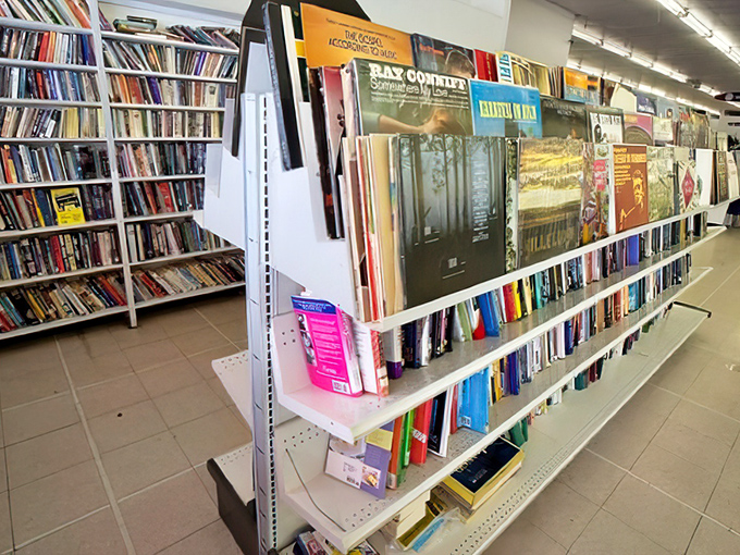 The book section rivals small libraries. From bestsellers to obscure titles, it's a literary buffet for the budget-conscious bookworm.