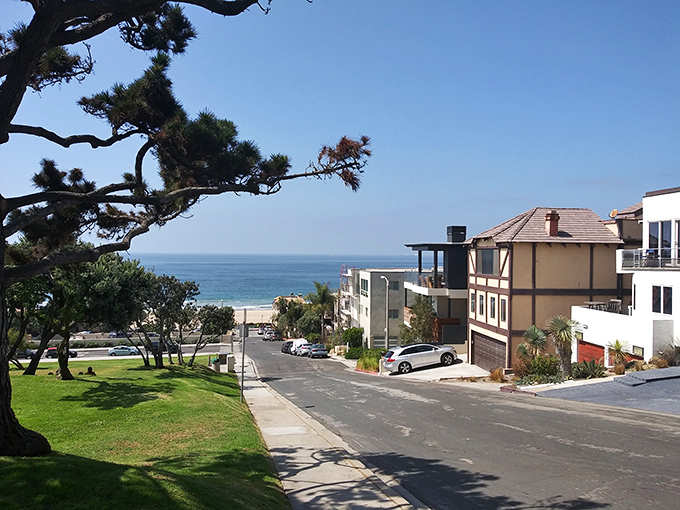 Winding paths between coastal homes create secret passages to the beach, where every turn feels like discovering your own private California.
