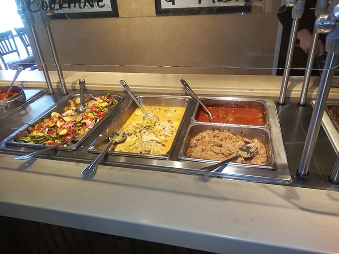 The buffet line&mdash;where restraint goes to die and "I'll just have a little of everything" becomes your new dining philosophy.