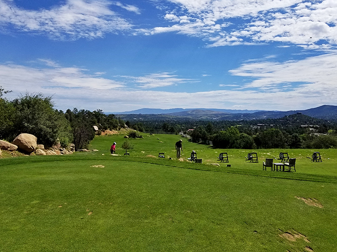 Golf with a view that makes even terrible shots worthwhile. Miss the fairway? At least you did it in a gorgeous setting.