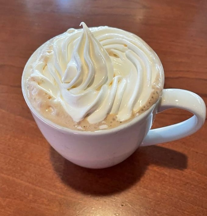 That cappuccino isn't just a beverage, it's a work of art with a cloud-like foam that deserves its own Instagram account.